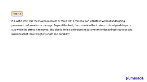 Solved State Hookes Law Define Elastic Limit And Modulus Of Elasticity