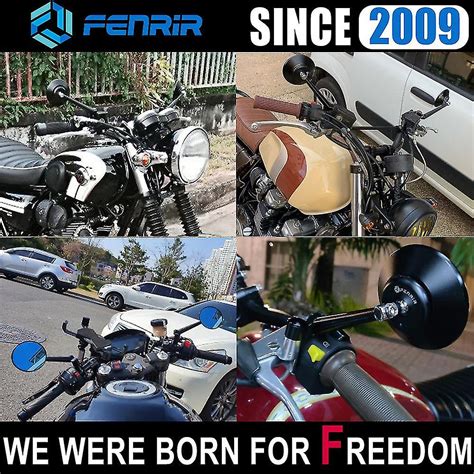Qx Motorcycle Mirror Round Side Rearview Cnc For Honda Rebel Cb300r