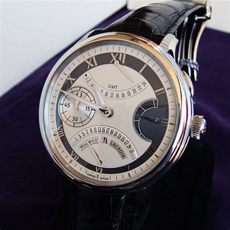 Fs Nib Maurice Lacroix Masterpiece Double Retrograde Silver Dial Gorgeous Watchcharts