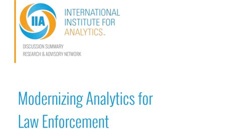 Modernizing Analytics For Law Enforcement Express Computer