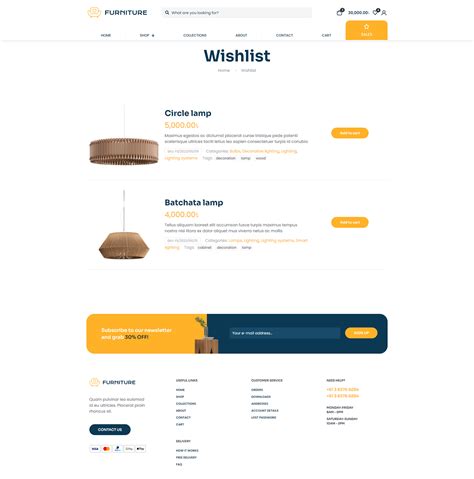 Furniture E Commerce Website Using Wordpress On Behance