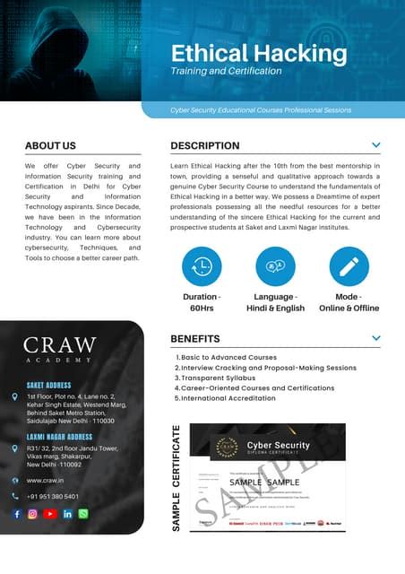 explore the best ethical hacking course in delhi pdf