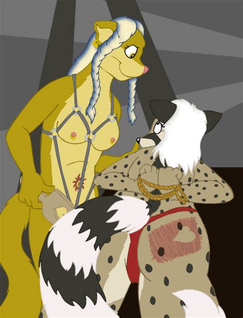 Rule 34 Bondage Bound Butt Slap Euplerid Female Femalefemale Fossa
