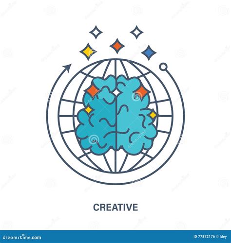 Vector About Creative Thinking Creation An Innovation Stock Vector
