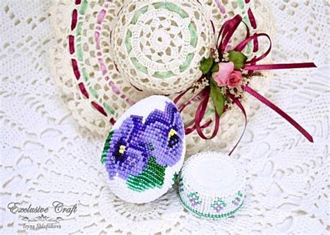 Handcrafted Collectable Beaded Easter Egg Exclusive Craft