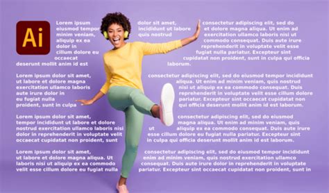 How To Flow Text Around A Shape With Adobe Illustrator Logos By Nick