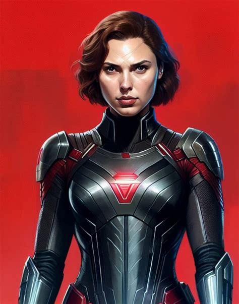 Gal Gadot As Blackwidow Raiart