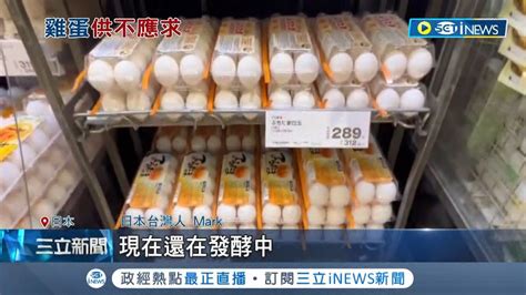 日本超市一人限購一盒 禽流感氣候影響 日本雞蛋也調漲 雞蛋供給不穩 前北畜總座產蛋率受多因素影響 ｜記者 蔡駿琪 周冠宇｜【台灣要聞