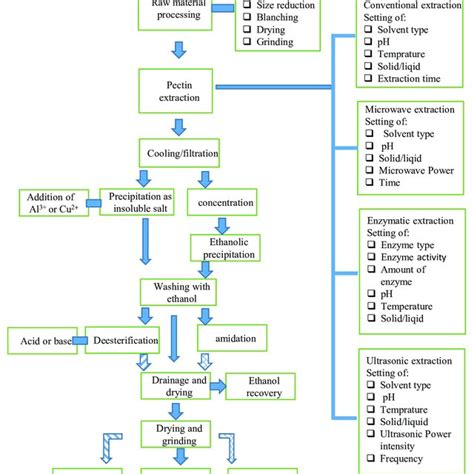 Extraction Conditions And Physico Chemical Properties Of Pectin Download Scientific Diagram
