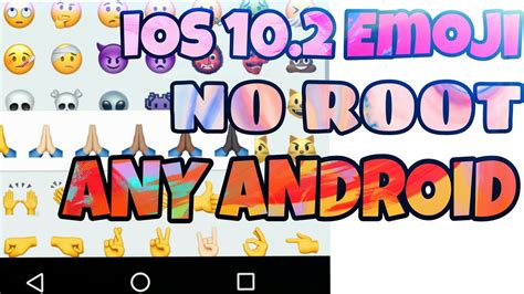 Ios 102 Emojis In Any Android No Root 🔥 Youtube