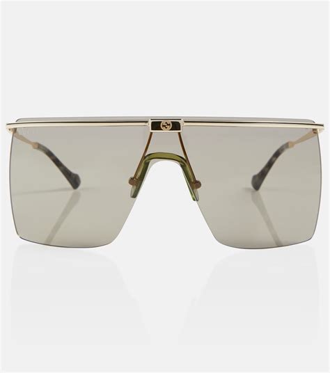 Square Aviator Sunglasses In Multicoloured Gucci Mytheresa