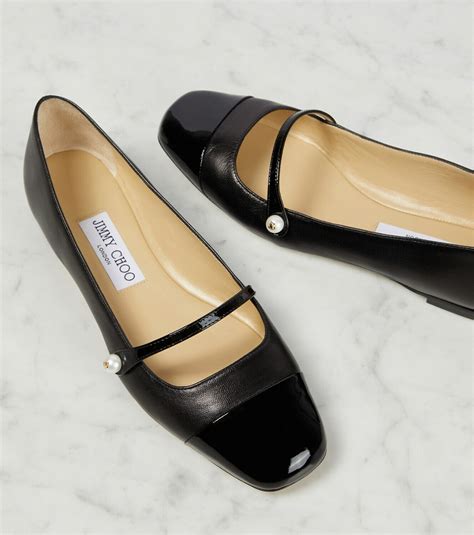 Jimmy Choo Elisa Embellished Suede Ballet Flats Jimmy Choo