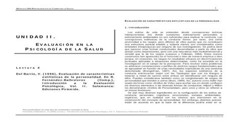 Pdf Unidad Ii EvaluaciÓn En La SicologÍa De La Salud · Leaming Style Questionnaire Lsq