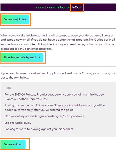How To Invite People To Your FPL Mini League 2024 25 FPL Reports