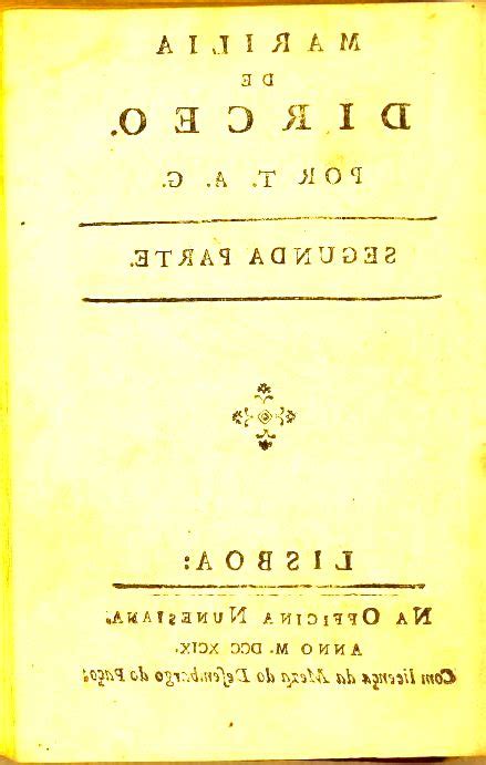Marília de Dirceu de Tomás António Gonzaga Uma Leitura