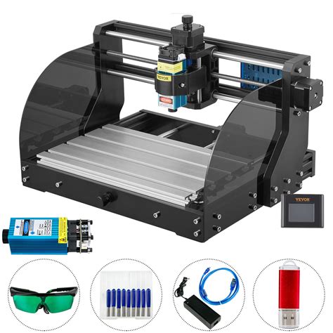 VEVOR CNC Pro Router CNC W Láser Ejes Control GRBL Máquina de Grabado Láser