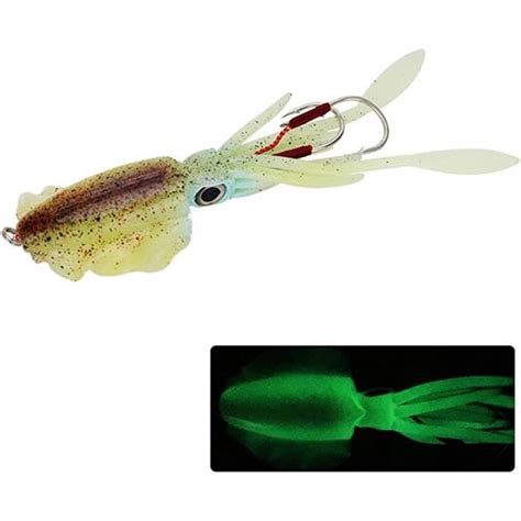 Ppapi Leurre De Pêche En Mer Profonde Appât Doux Au Plomb Appât De Pêche En Calamar Appât