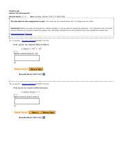Section Pdf Webassign Section Homework Current Score Due Sunday October