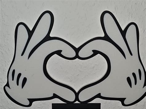 Disney Mickey Hand Heart By Sellynjoh Makerworld