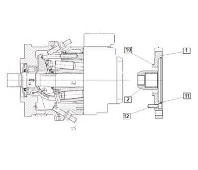 Pompe Hydraulique T Te Abattage Plaque D Adaptation Cuoq