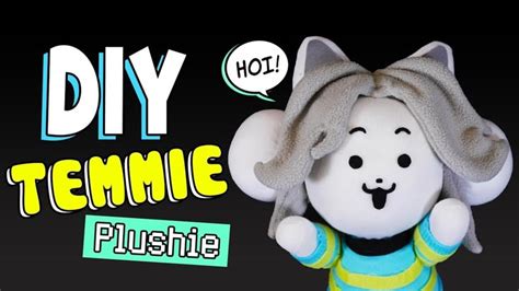 Diy Temmie Plushie With Movable Arms Undertale Sock Plushie Free