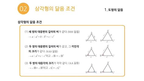 중2 2학기 11강 삼각형의 닮음 조건 Youtube