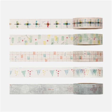 요하쿠 마스킹테이프 다꾸 디자인 마테 패턴 시리즈 휘뚜