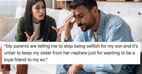 Aita For Banning My Sister From Visiting My Son After She Believed My