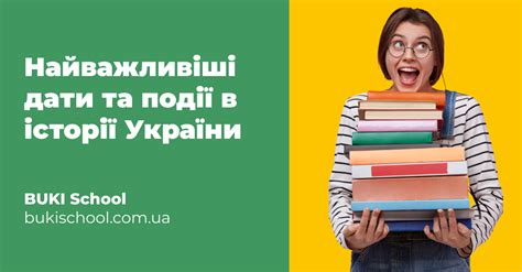 Найважливіші дати та події в історії України готуємося до ЗНО BUKI