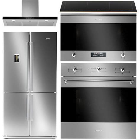 Set Of Kitchen Appliances Smeg 4 3d Model Cgtrader
