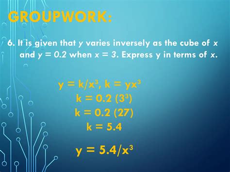 Lessons On Variation Inverse Variation Pptx