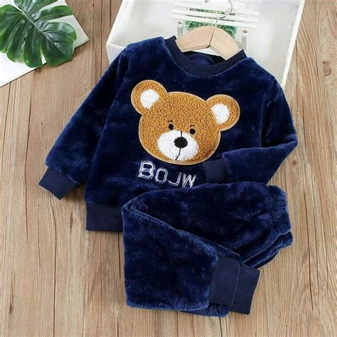 Conjunto De Pijamas Navideños De Invierno Para Niños Ropa De Dormir De