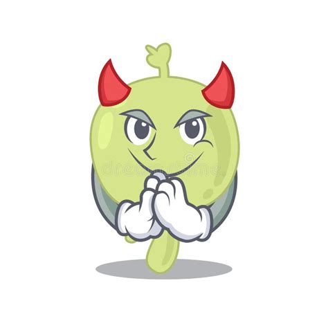 Lymph Node Clothed As Devil Cartoon Character Design Concept Stock Vector Illustration Of