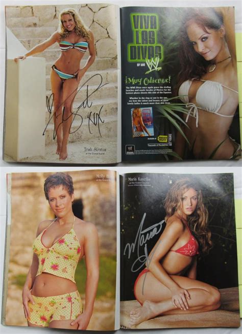 2005 WWE Divas Magazine Viva Las Divas Signed By 24 With Christy