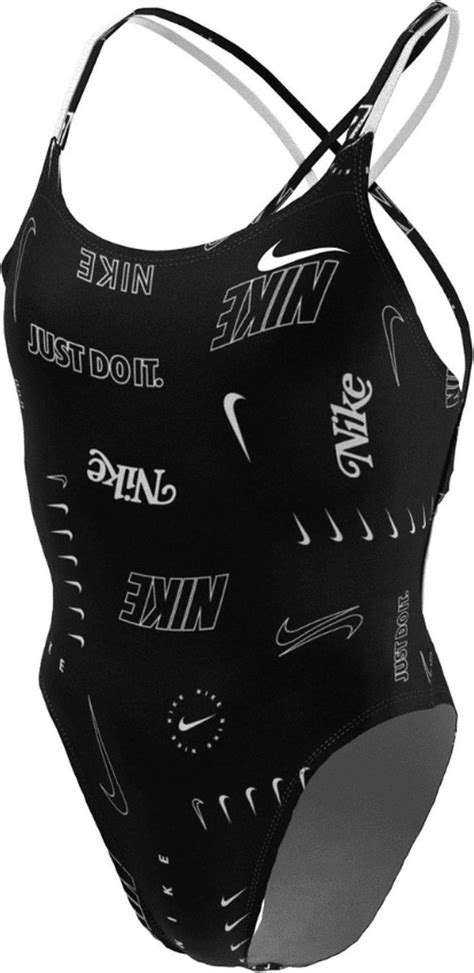 Nike Hydrastrong Multi Print Spiderback One Piece Black Women Bol
