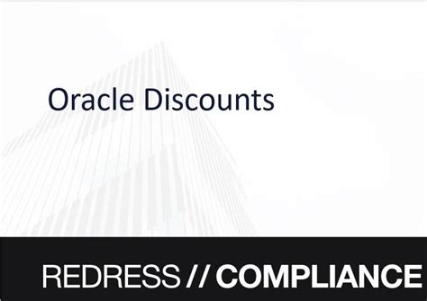 Explaining Oracle Discounts For Software Licenses Independent Software Licensing Experts
