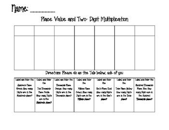 Place Value And Multi Digit Multiplication By E Jones TpT