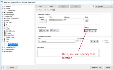 rotate inventor balloon text autodesk community
