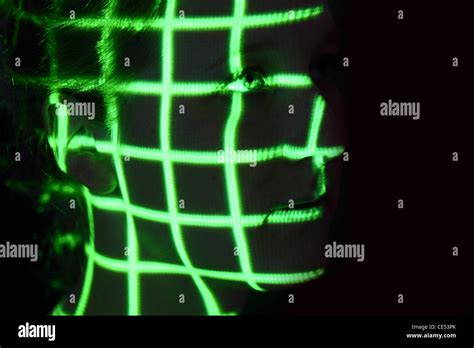 Biometric Symbol Photo Automatic Face Detection By A Laser Scanner