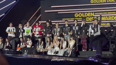 Pen누나🤍 On Twitter 230107 Gda 골든디스크 어워즈 หลังจากตะลึงกับความหล่อตอนพรม
