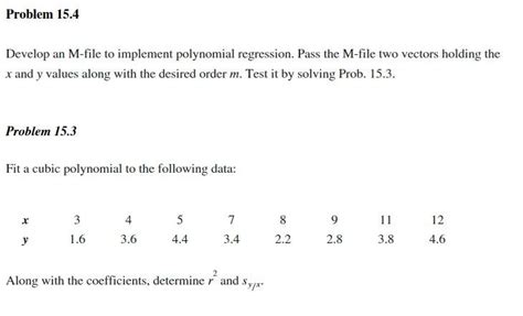 Solved Problem Develop An M File To Implement Chegg