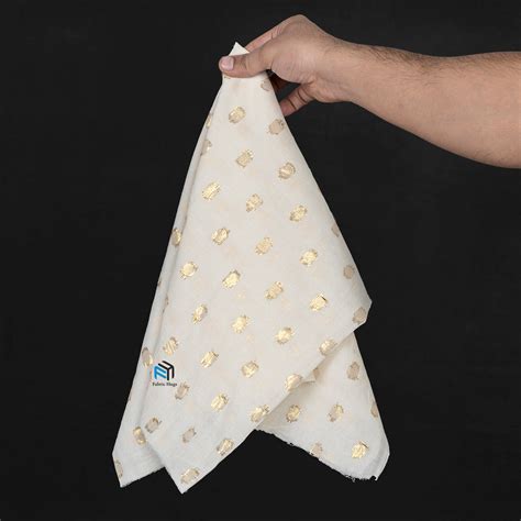 Cotton Lurex Polka Dot Fabric Clg0517 Fabric Hugs