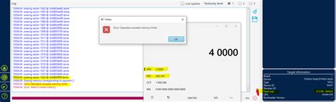 Solved Cubeprogrammer 212 Operation Exceeds Memory Lim Stmicroelectronics Community