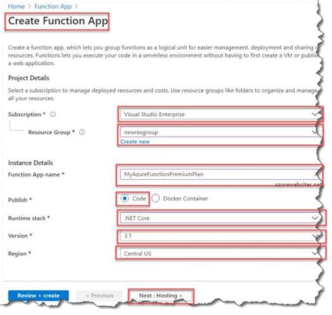 Azure Functions Premium Plan Azure Lessons