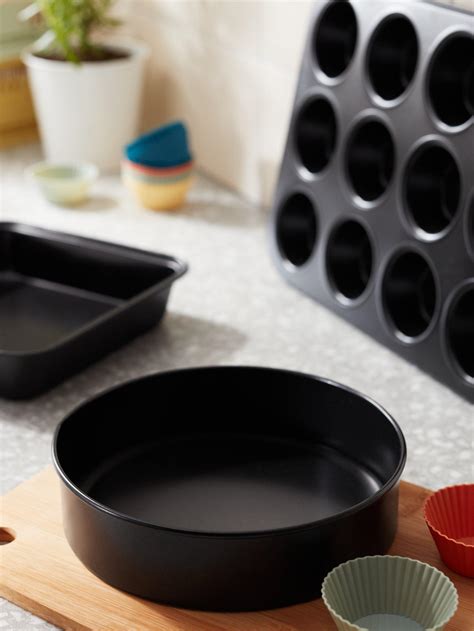 John Lewis Carbon Steel Non Stick Sandwich Cake Tin 20cm