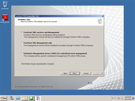 Forefront Threat Management Gateway Install