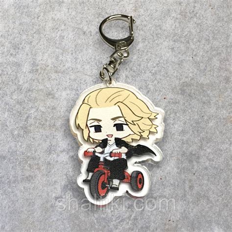 Майки Мандзиро Сано Токийские Мстители Брелок Акриловый Двухсторонний с Уф печатью — Купить