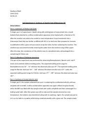 ORGO 2 Lab Report 1 Docx Madison Zibelli CHM 2211L 02 01 22 Lab