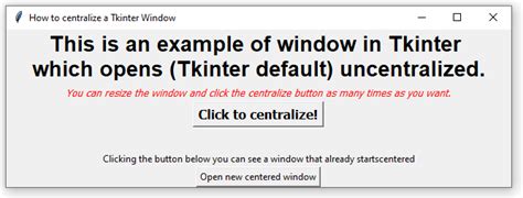 GitHub Bruamado Centralize Tkinter Window A Simple Way To Centralize A Tkinter Window