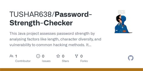 Github Tushar638password Strength Checker This Java Project